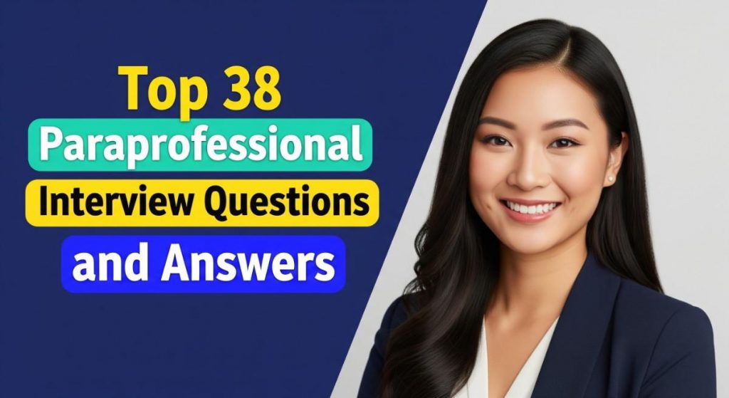 Top 38 Paraprofessional Interview Questions and Answers in 2025 - ResumeKraft