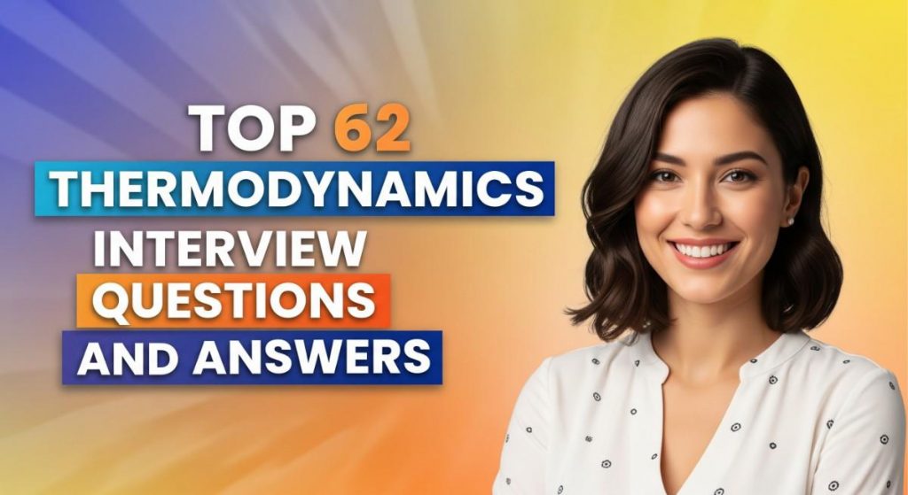 Top 62 Thermodynamics Interview Questions and Answers in 2025 - ResumeKraft