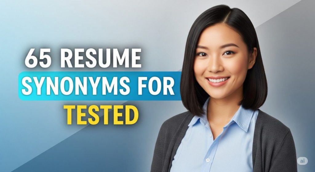 65 Resume Synonyms for Tested To Use On Your Resume - ResumeKraft