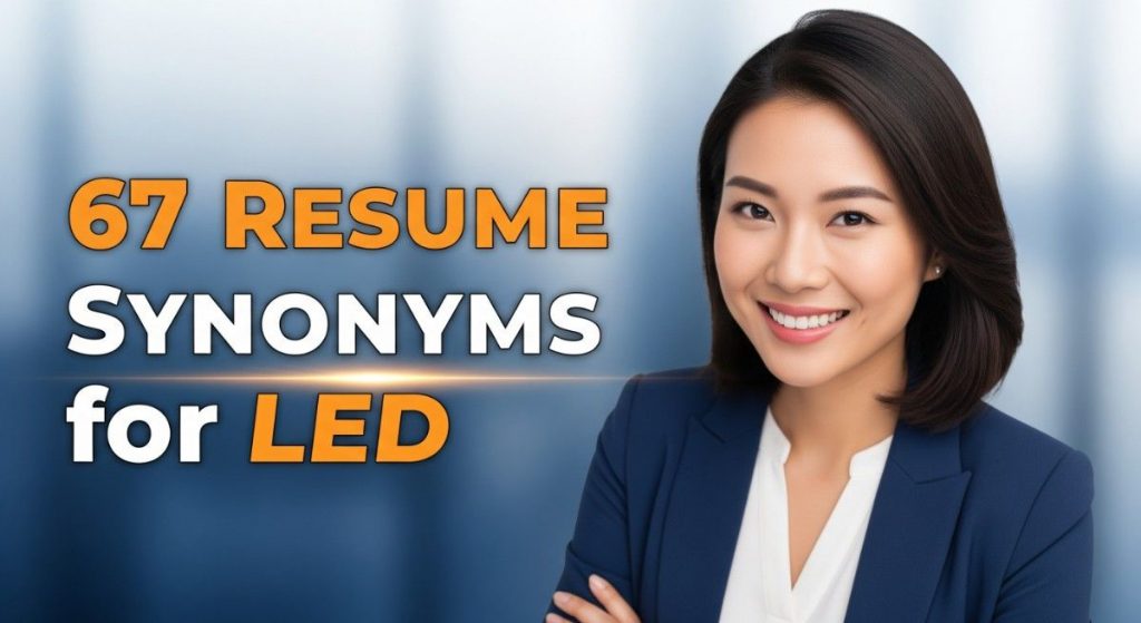 67 Resume Synonyms for Led To Use On Your Resume - ResumeKraft
