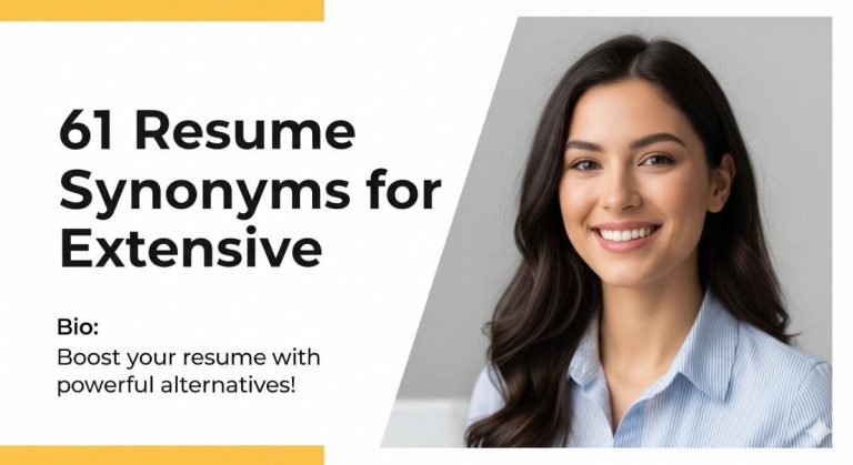 Resume Synonyms in 2025 - ResumeKraft