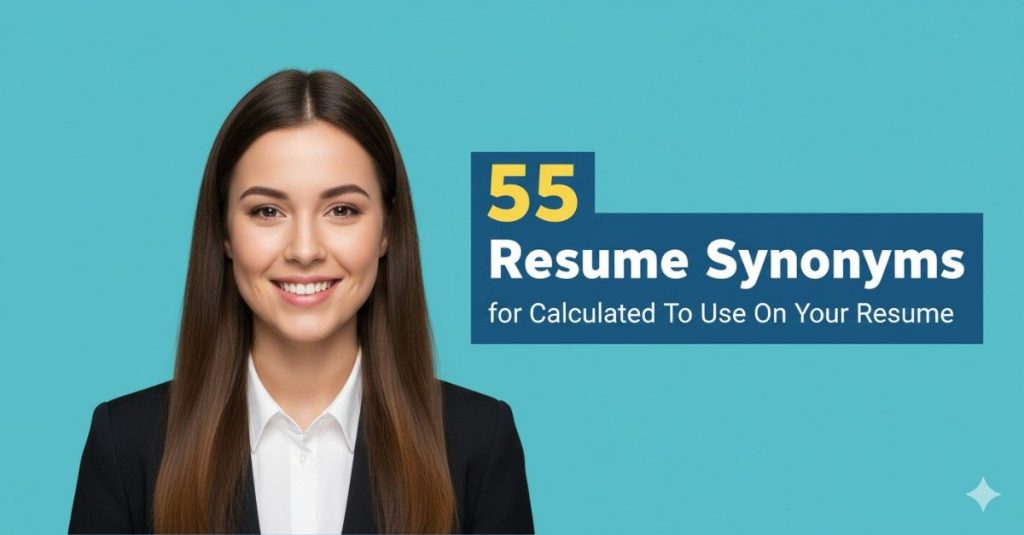 55 Resume Synonyms for Calculated To Use On Your Resume - ResumeKraft