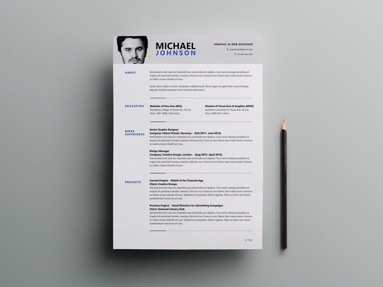 Clean Modern Resume Template Free Download ResumeKraft