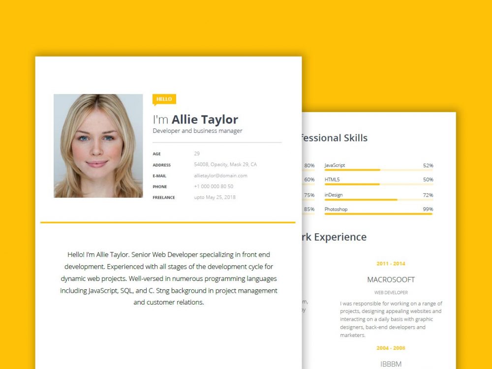 Modern CV Template Free Download 2023 ResumeKraft