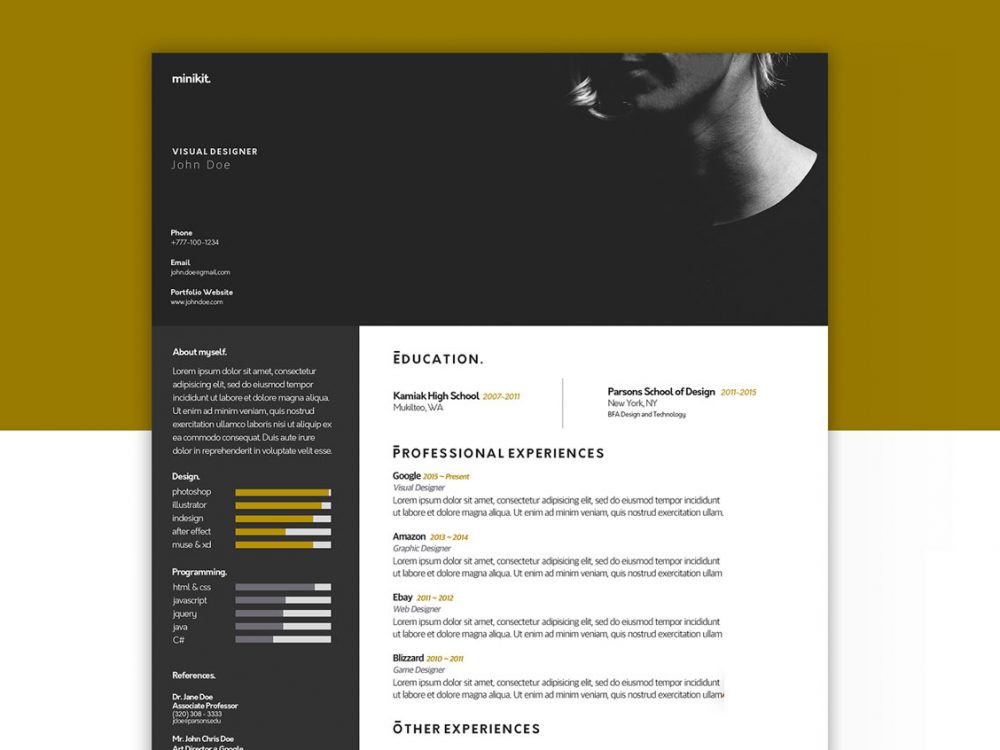 Free Simple Resume Template Download 2023 ResumeKraft