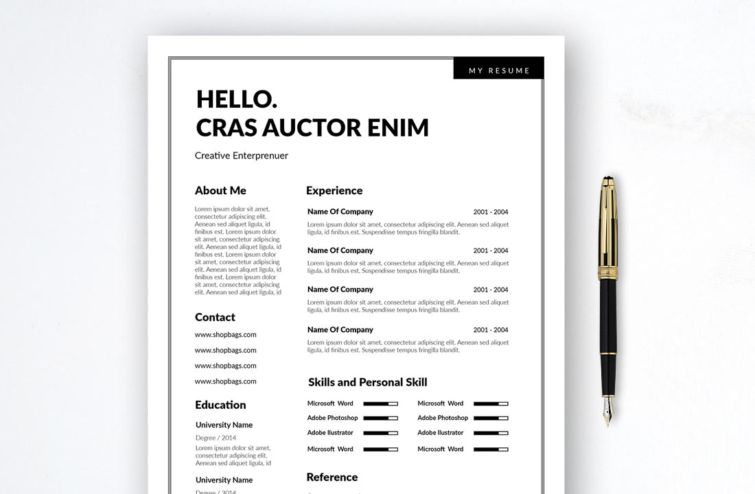 Simple 2 Column Free Resume Template In Word 2023 ResumeKraft